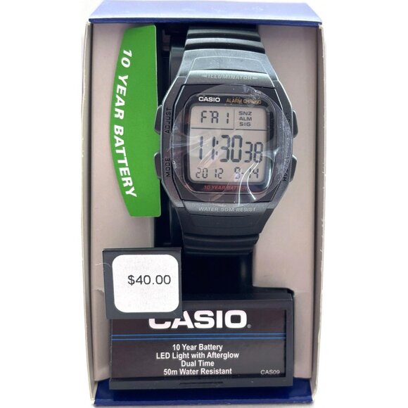 Casio | Accessories | Casio Mens Digital Watch Year Battery ...